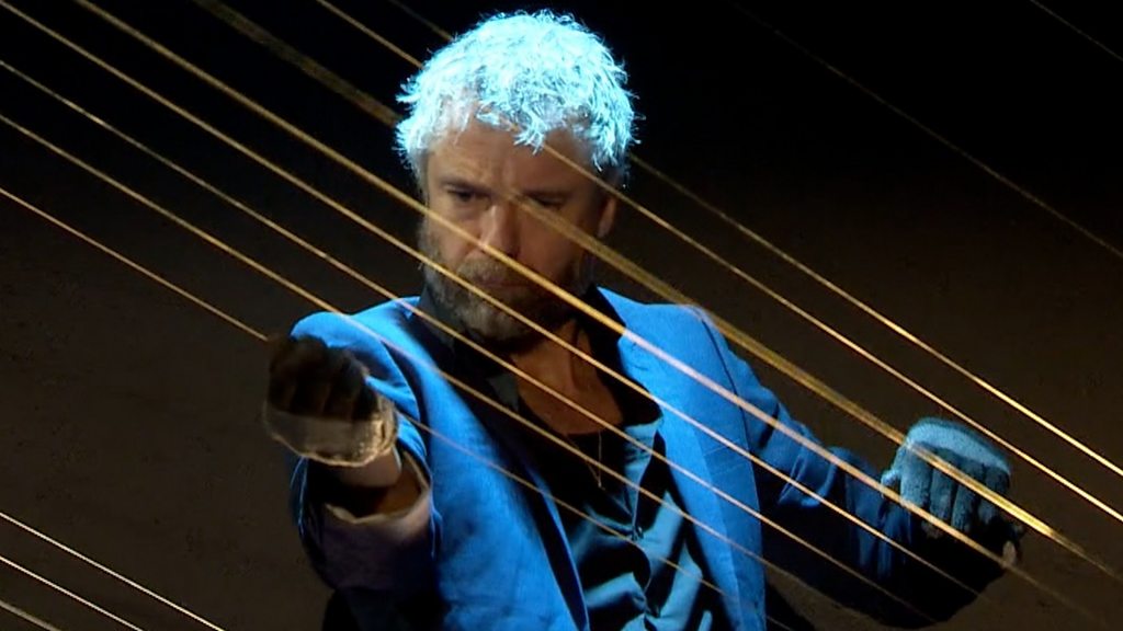 The man behind the 'epic' Earth Harp - BBC News