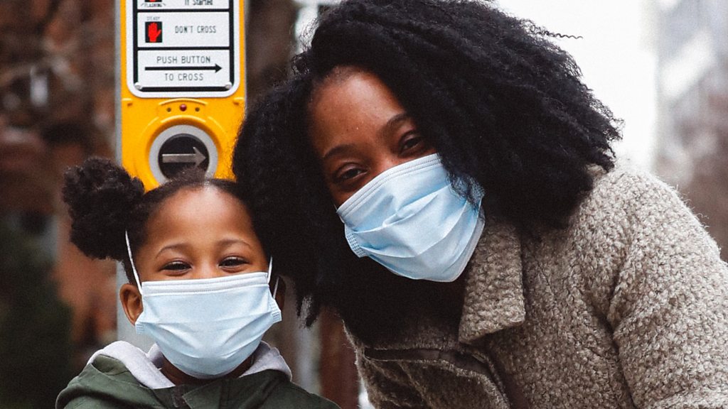 The smiles behind the masks - BBC News