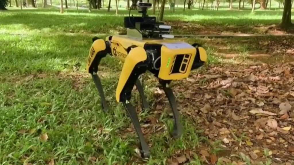 Social distancing robots and drone themed hotels