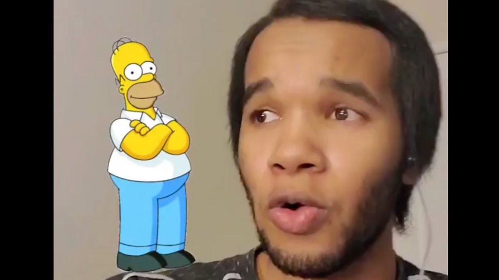 The black actor trying to wow The Simpsons