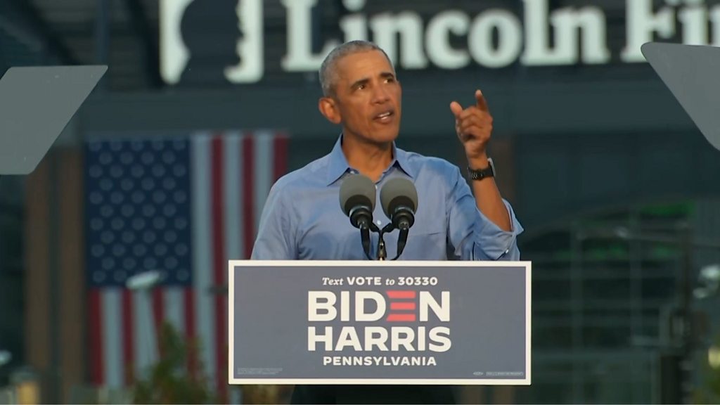 Obama and Trump's political brawl on campaign trail