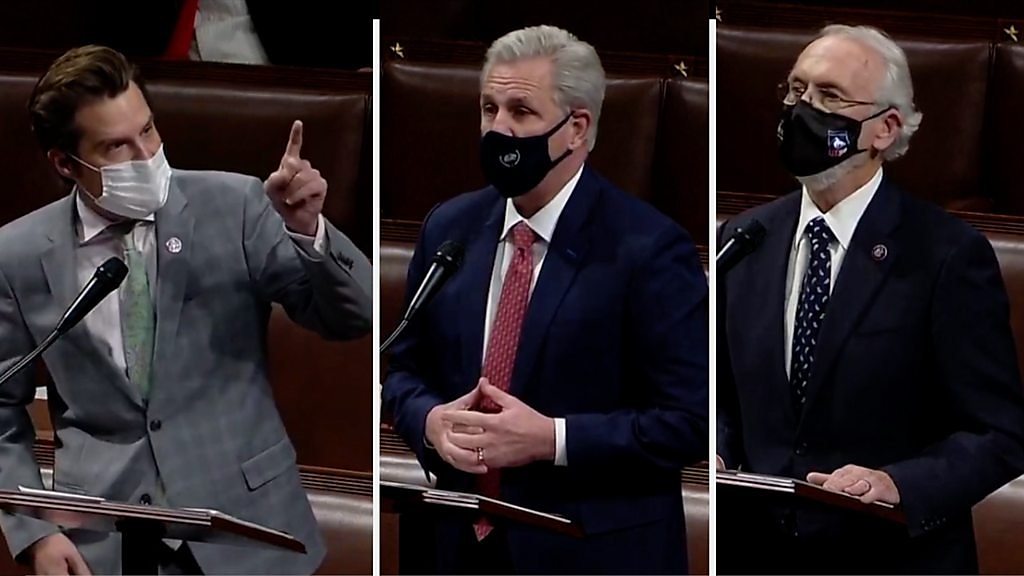 Republicans defend - and some attack - Trump
