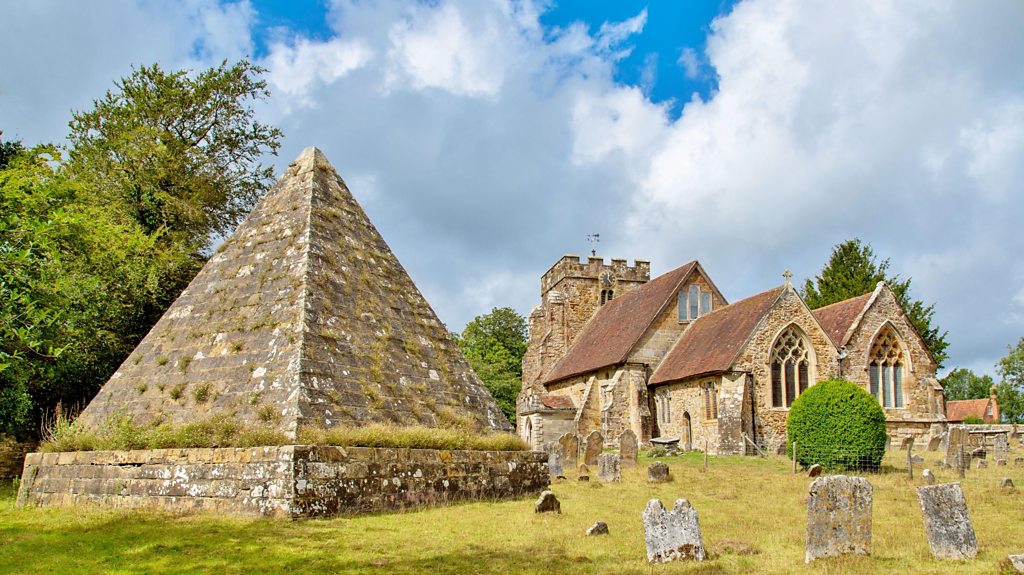 The 25ft pyramid tomb of a controversial British politician