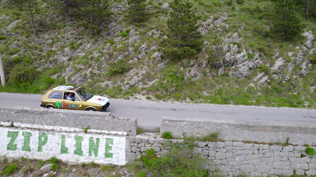 A treacherous ride through Montenegro in a vintage car