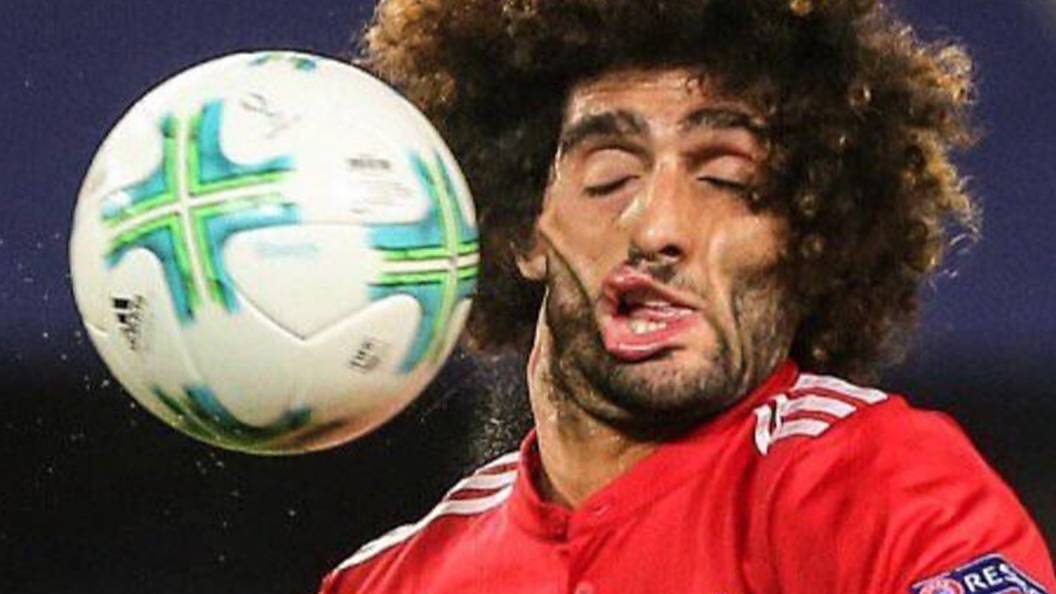 Marouane Fellaini's tweet of his face is a work of art - BBC Three