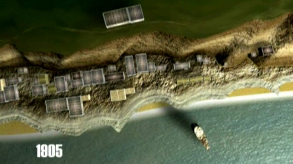 BBC Two - Geography in Animation, Hallsands - destruction of coastland