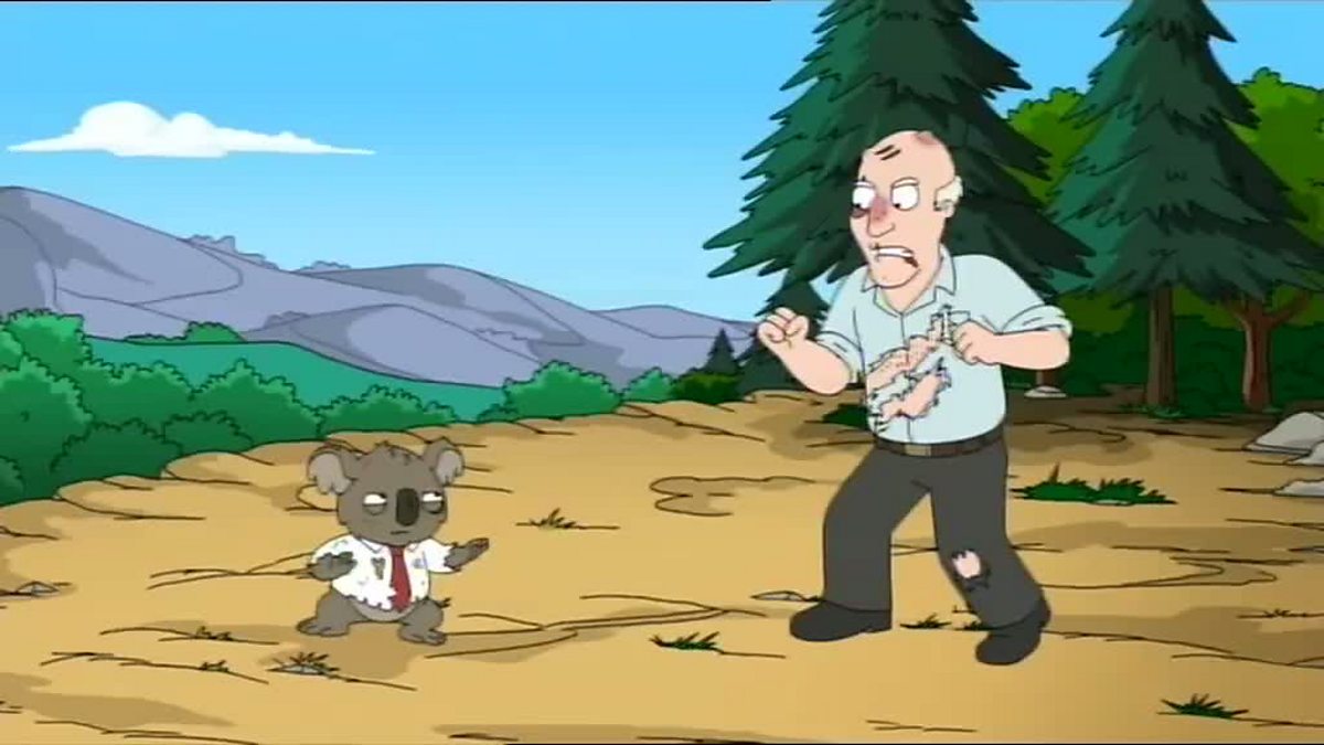 American Dad Fight American Dad: Stan's Cursed With Rapid Aging (Clip)