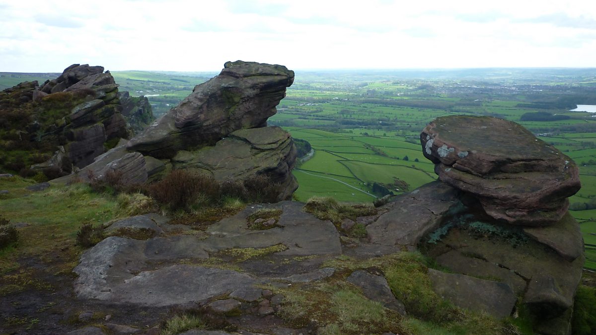 BBC Two - Rock Types at Great Heights, The Roaches (in the Peak District)