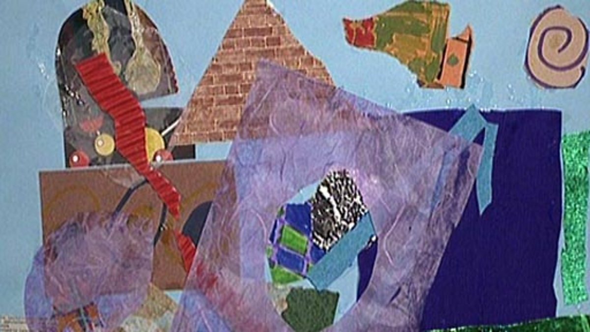 BBC Two - Watch, Art Start - Collage, Making an abstract paper collage