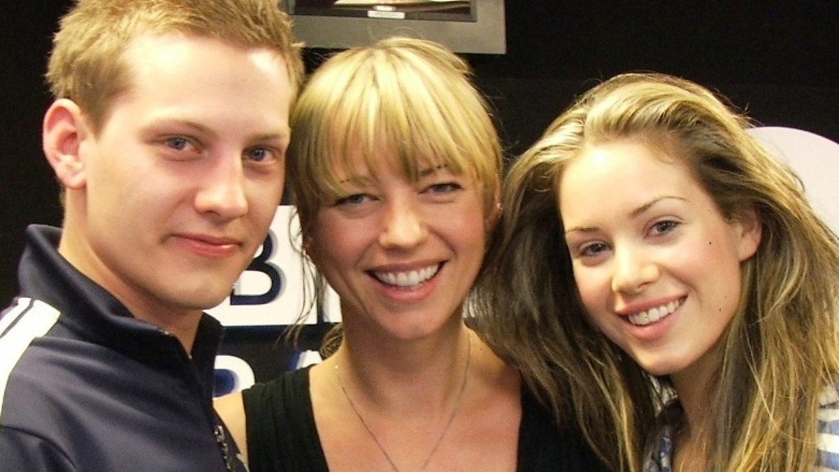 BBC Radio 1 - Sara with James Sutton & Roxanne McKee from Hollyoaks ...