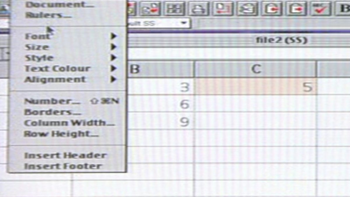 BBC Two - Bitesize: Computing Studies, Spreadsheets - charting ...