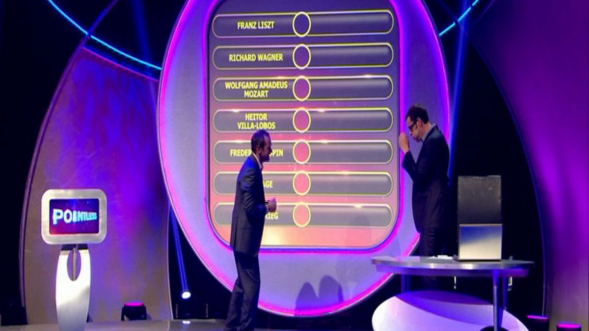 BBC One - Pointless, Series 8, Episode 4, Presenters play along with a ...