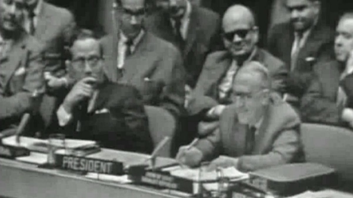 BBC - The News, 26/10/1962, UN Security Council Meeting
