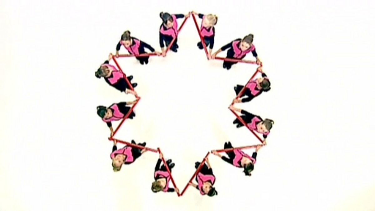 BBC Two - The Maths Channel, Year 1: 2D Shapes, Dancers making shapes ...