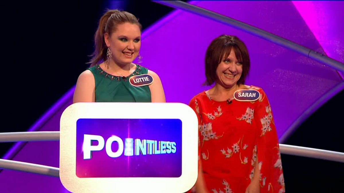 BBC One - Pointless, Series 8, Episode 51, A contestant writes a poem ...