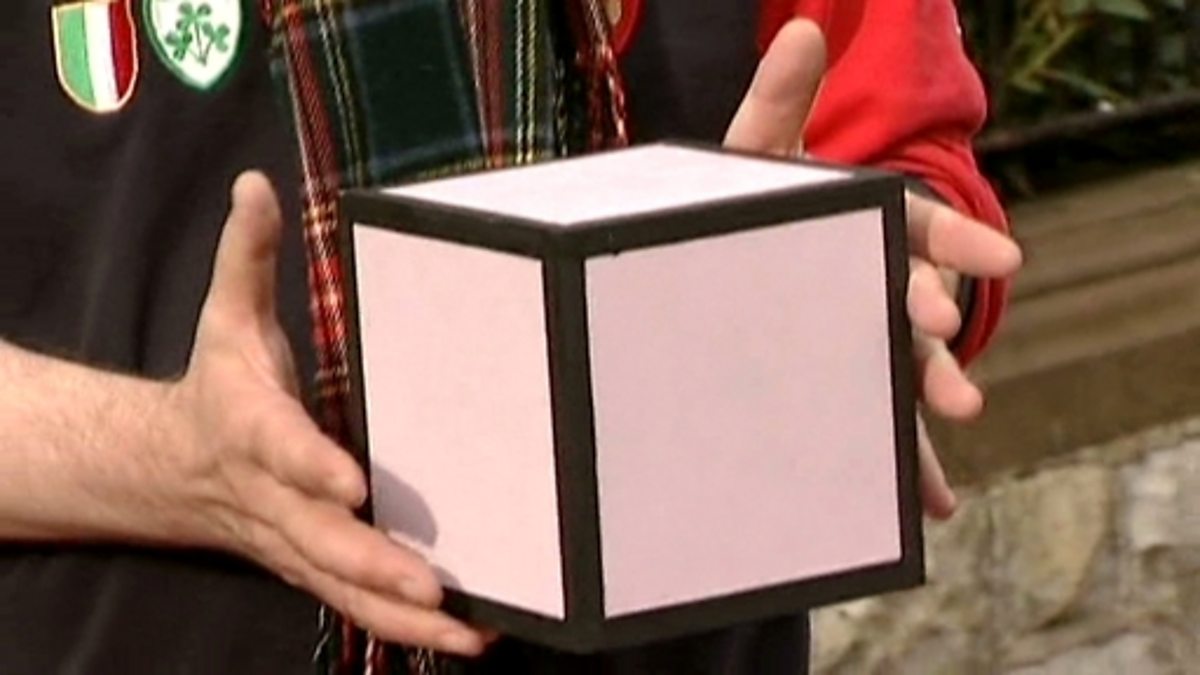 BBC Two - The Maths Channel, Year 1 - 3D Shapes, Demonstrating cubes ...