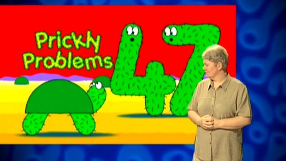 BBC Two - The Maths Channel, Fractions, Solving division problems (signed)