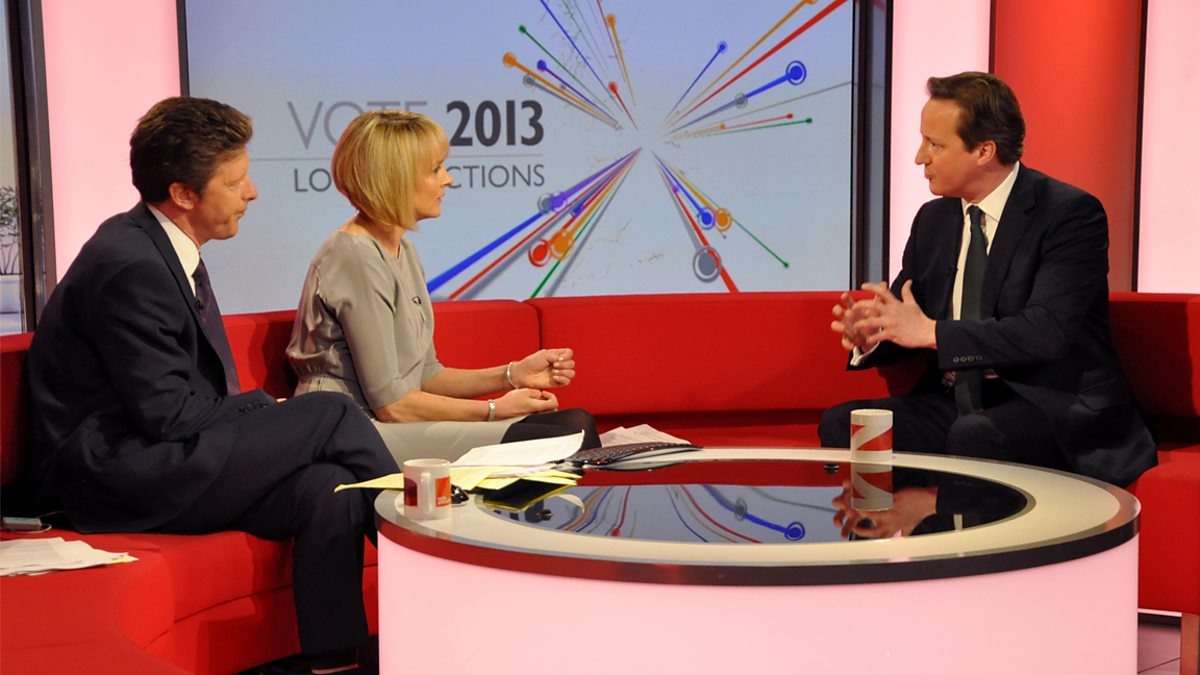 BBC One - Breakfast, 26/04/2013 - The Prime Minister, David Cameron