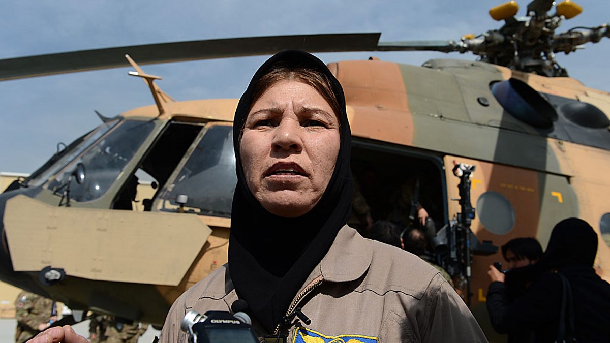 BBC World Service - Outlook, Afghan woman pilot takes baby to work
