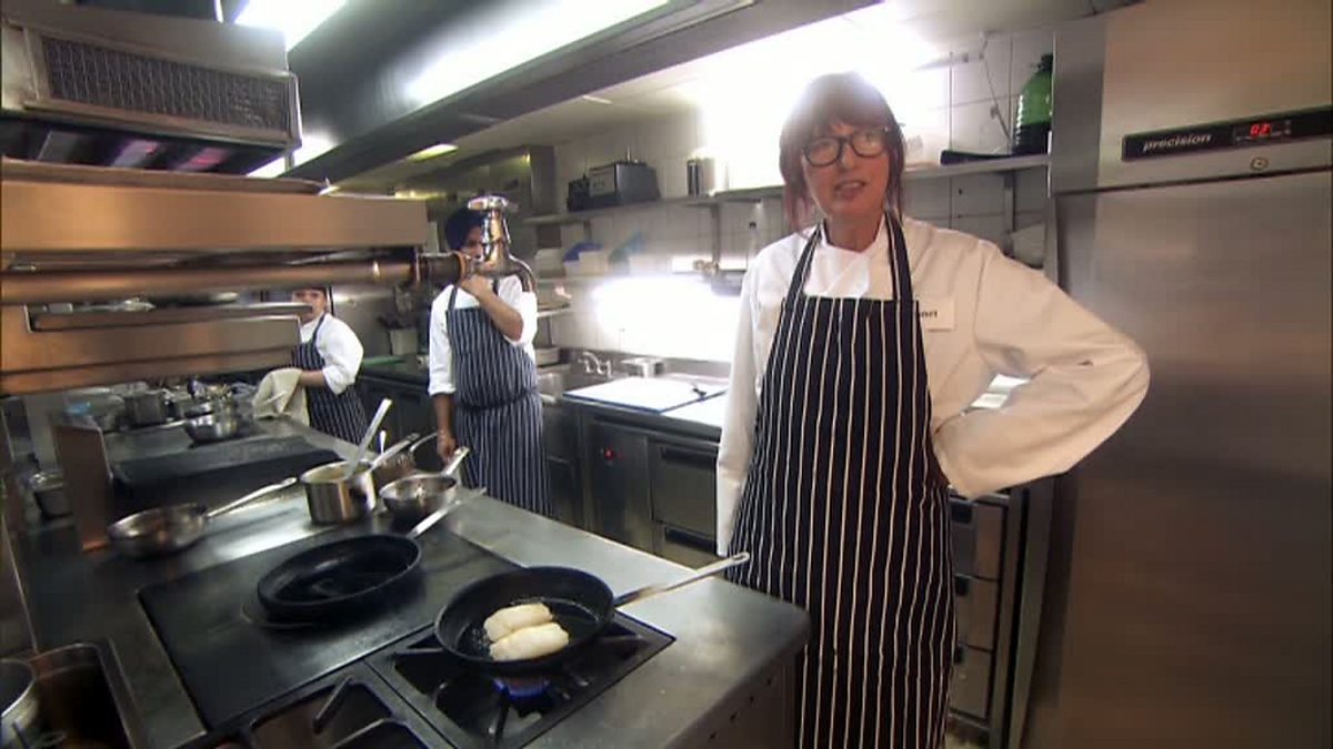 BBC One - Celebrity MasterChef, Series 8, Episode 2, Janet cooks in a ...