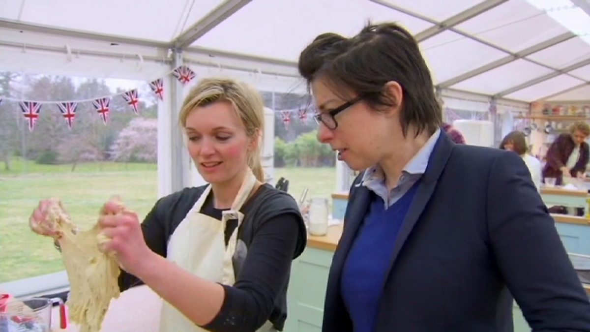 BBC One - The Great British Bake Off, Series 4, Bread, Kneading muffins