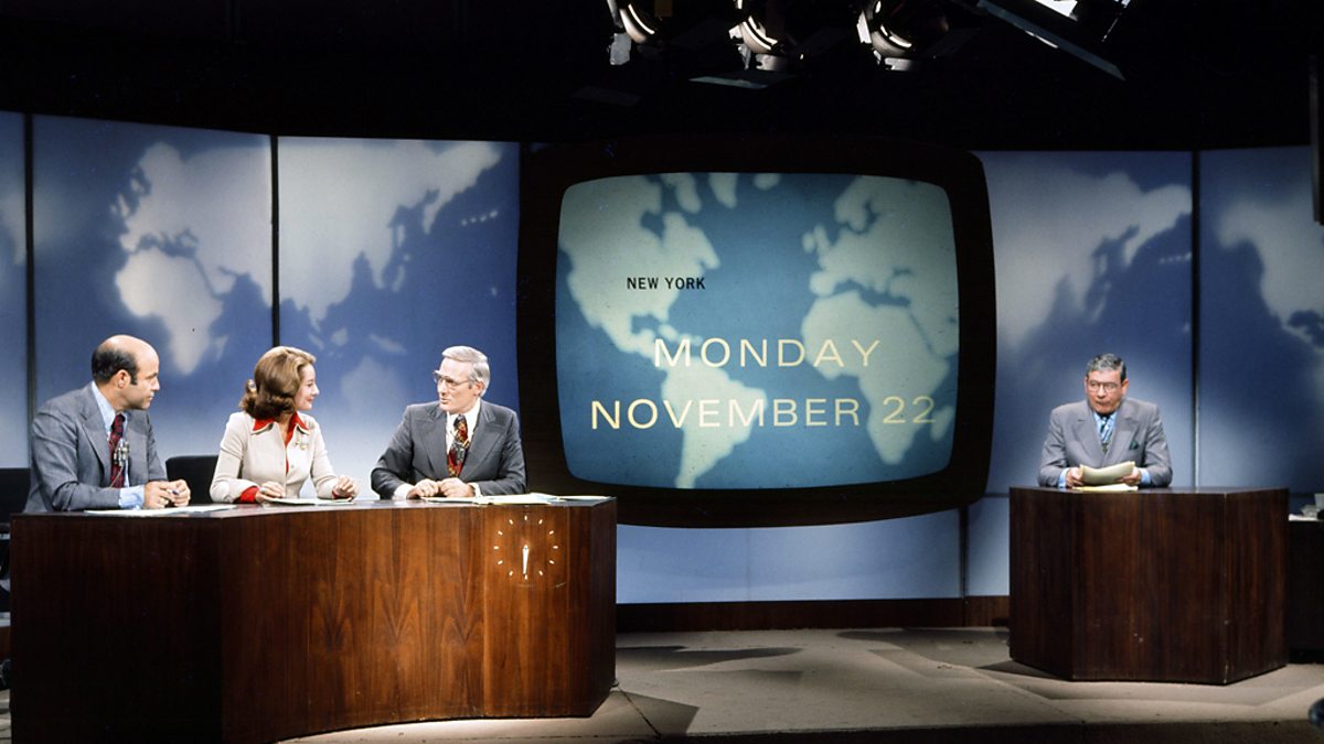 BBC Radio 4 - Letter from America by Alistair Cooke, TV news coverage, 1974