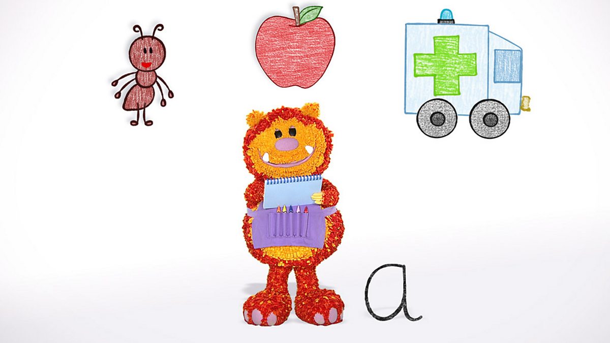 BBC - CBeebies - Get Squiggling! Letters, Letter A - Credits