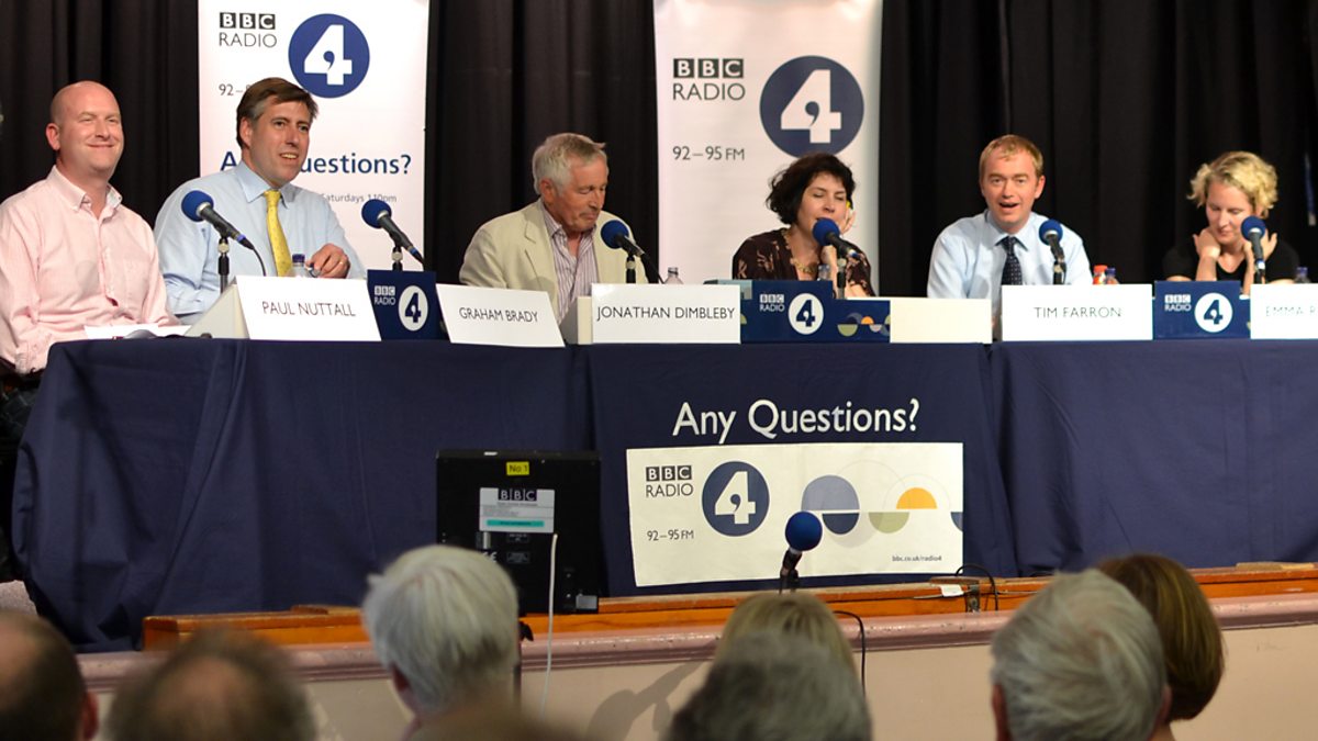 BBC Radio 4 - Any Questions?, Graham Brady, Tim Farron, Emma Reynolds ...