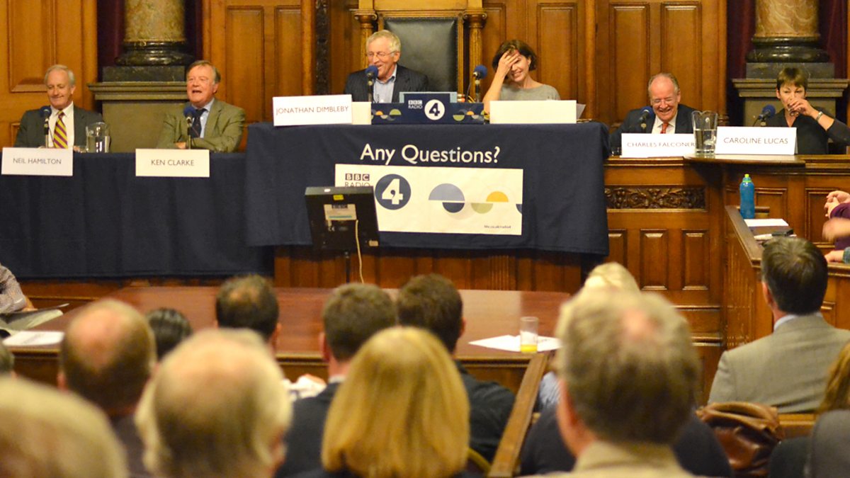BBC Radio 4 - Any Questions?, Ken Clarke, Lord Falconer, Caroline Lucas ...