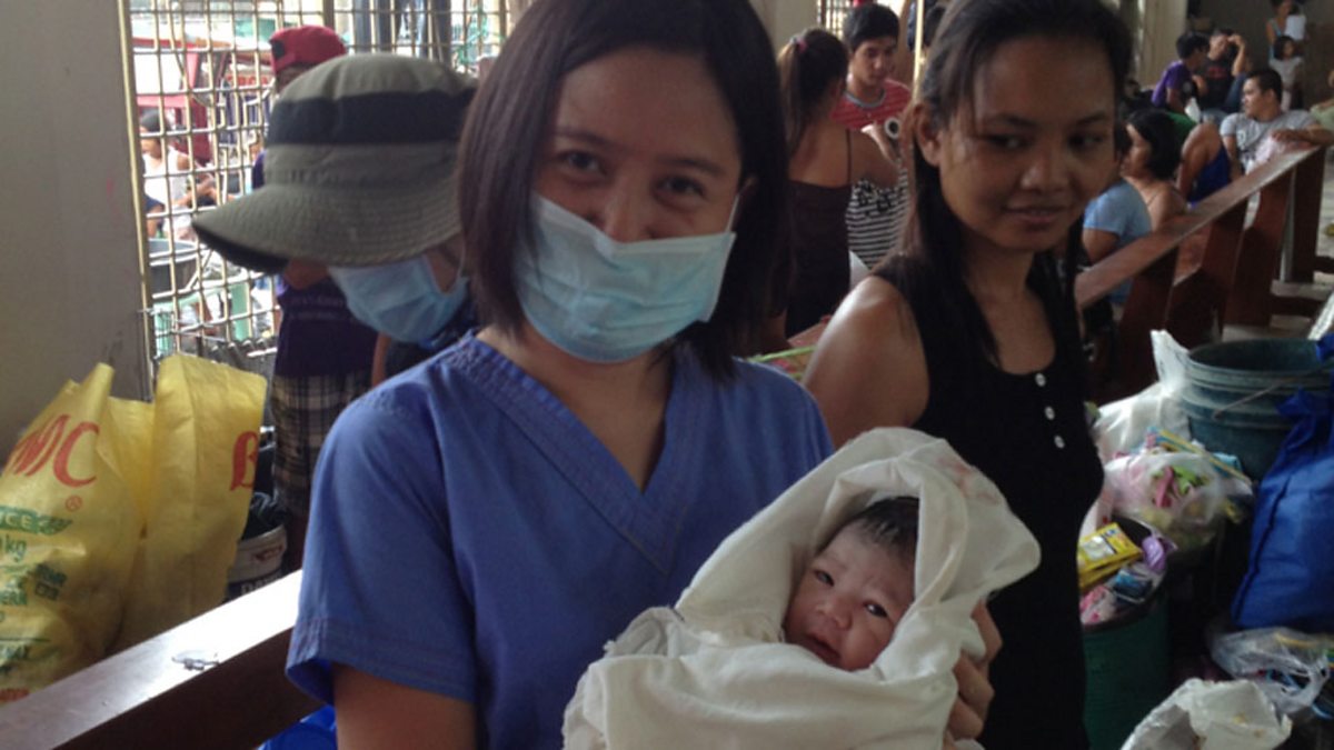 BBC World Service - Outlook, 'I delivered Typhoon Haiyan Baby'