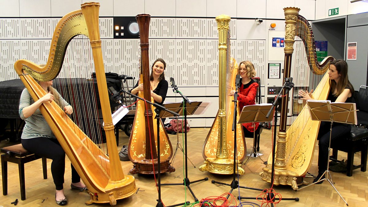 BBC Radio 3 - In Tune, 4 Girls 4 Harps, Tallis Scholars - Clips