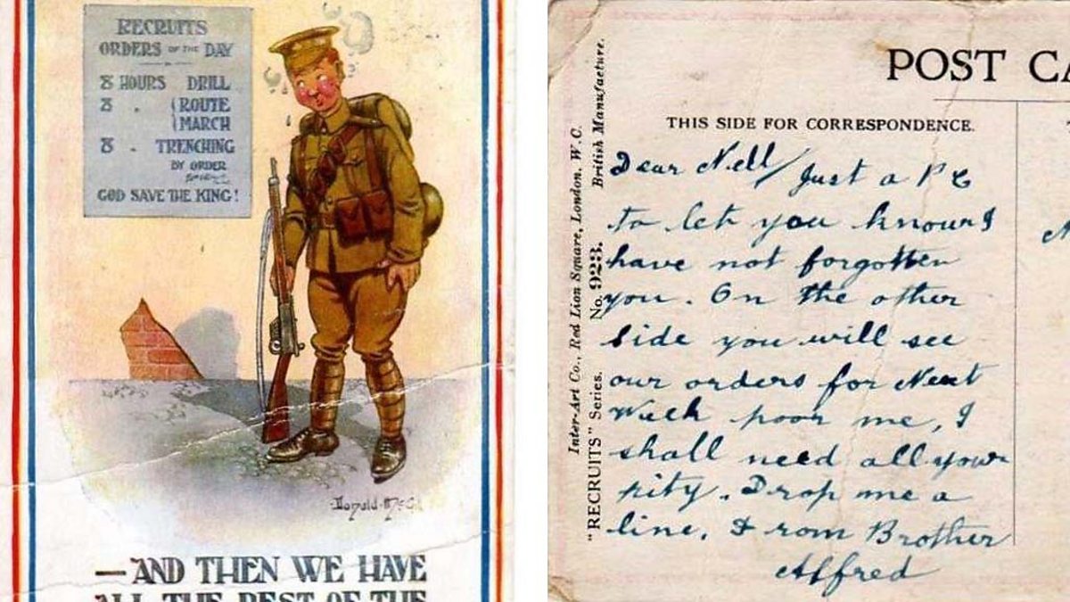 BBC - World War One At Home, Newhaven, Sussex: The Postcard That Took A ...