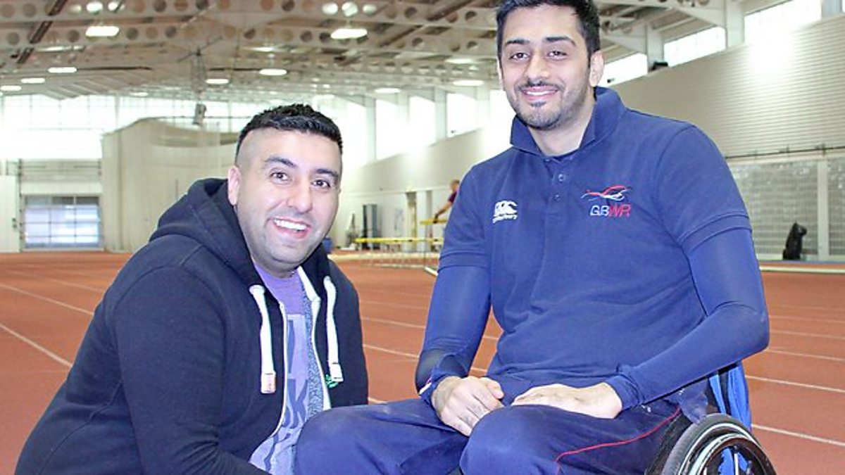 BBC Asian Network - Dipps Bhamrah, Paralympian Mandip Sehmi, Mandip Sehmi