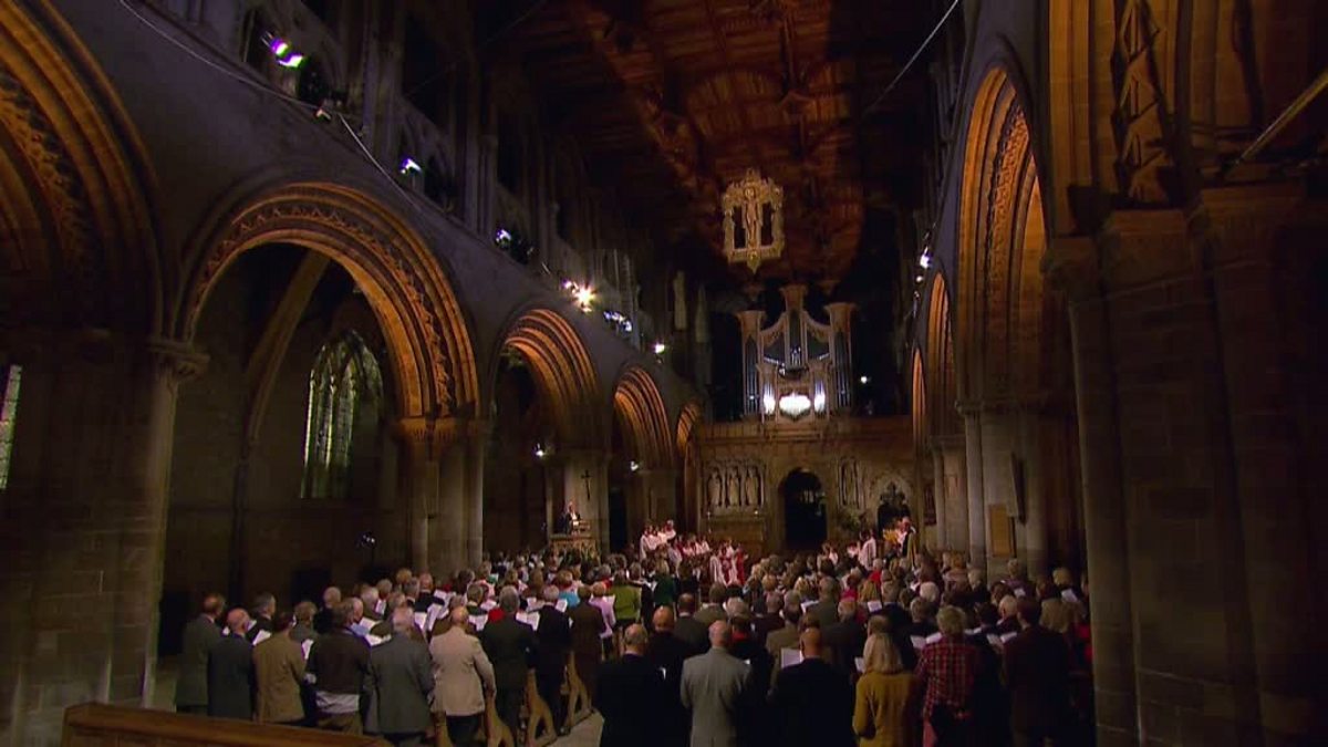 BBC One - Songs of Praise, Sport Relief 2014, Guide Me, O thou Great ...