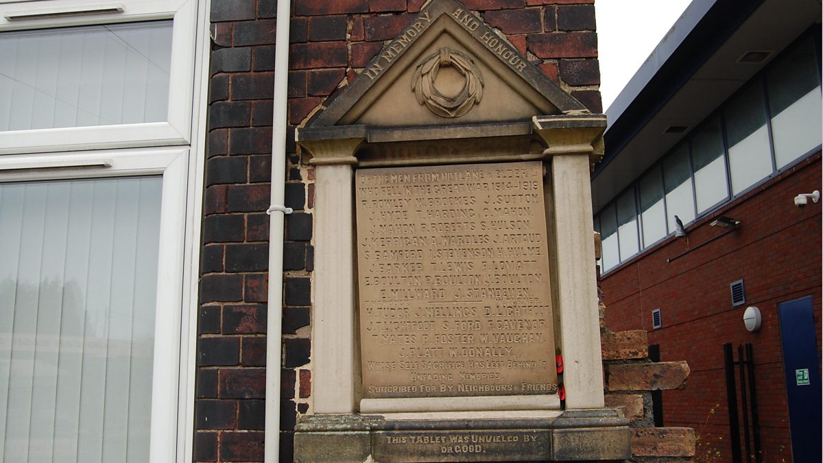 BBC - World War One At Home, Burslem, Stoke: Remembering the Fallen
