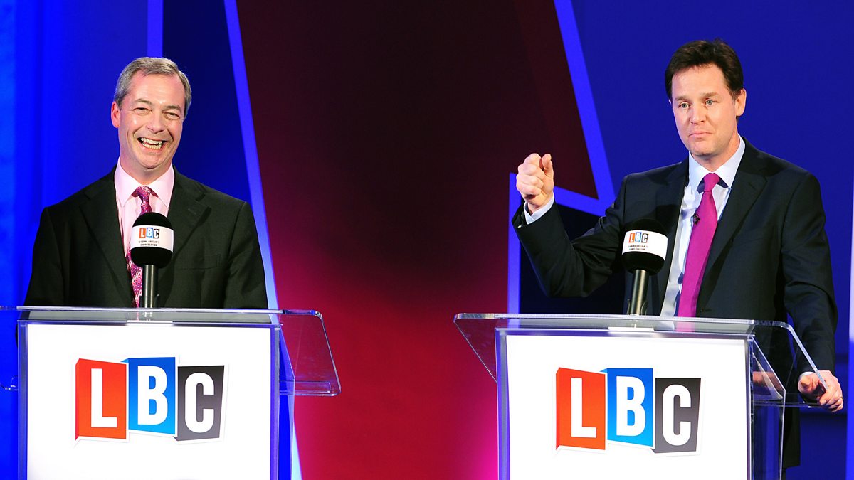 BBC Parliament - Nick Clegg and Nigel Farage Debate