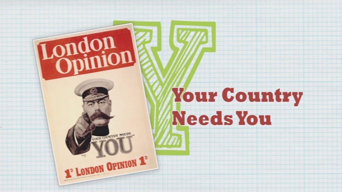 BBC Two - WWI A-Z, WW1 A to Z - Y is for Your Country Needs You