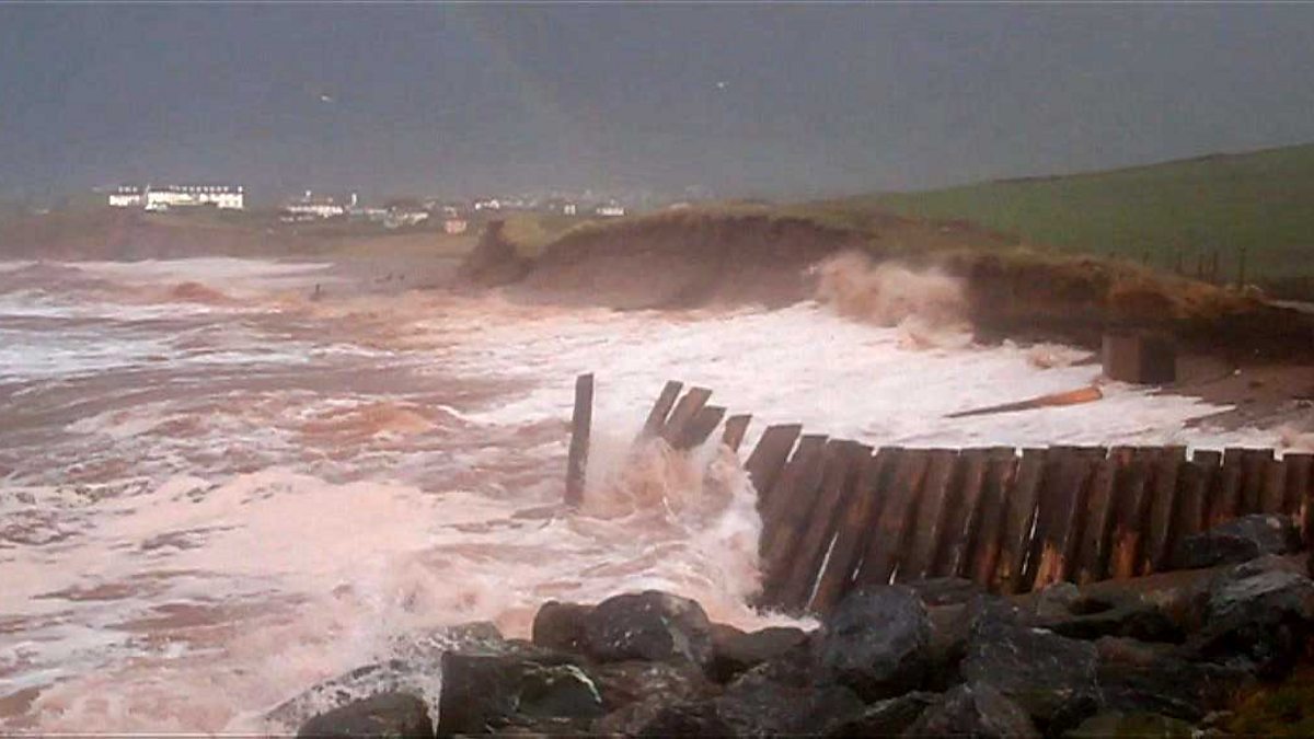 BBC One - The Storms That Shook the South West, Coastal storm damage