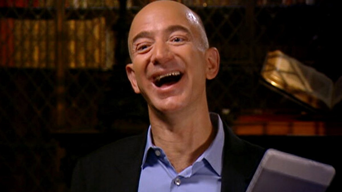 BBC Two - Business Boomers, Amazon's Retail Revolution, Jeff Bezos' laugh
