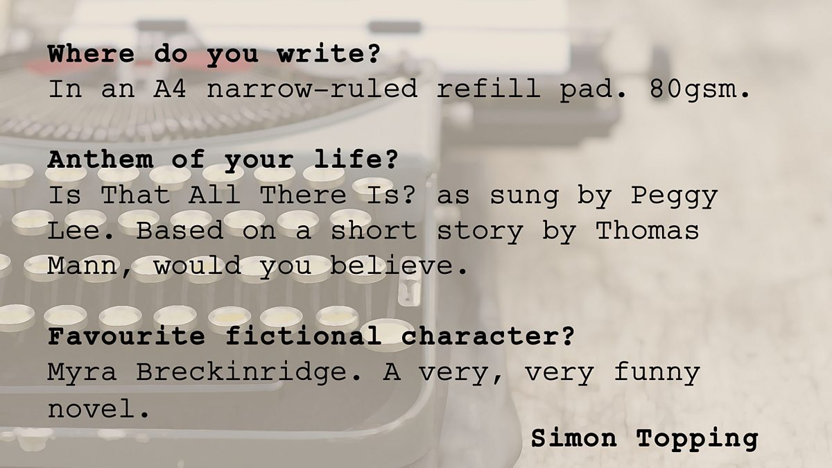 BBC - Rock Me Amadeus - Quick-fire Q&A Simon Topping