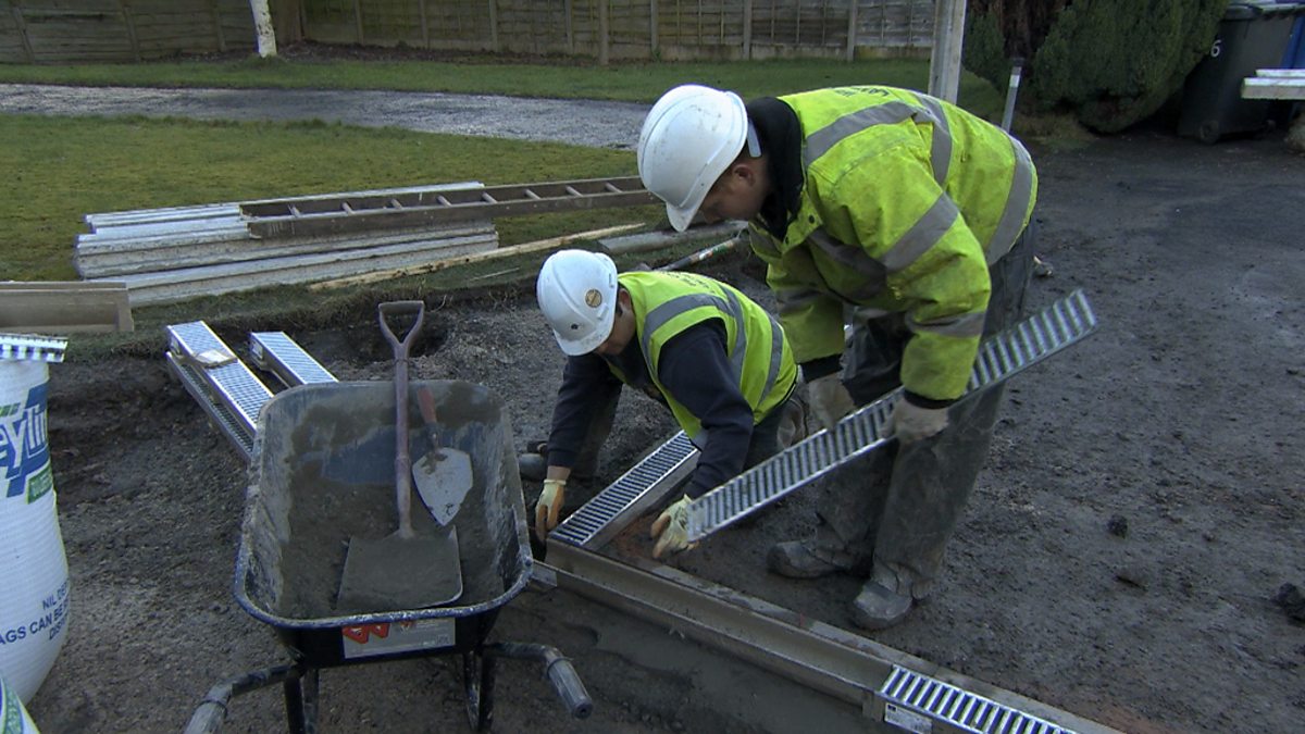 BBC One - DIY SOS, Series 24, The Big Build - Bury, The art of driveways