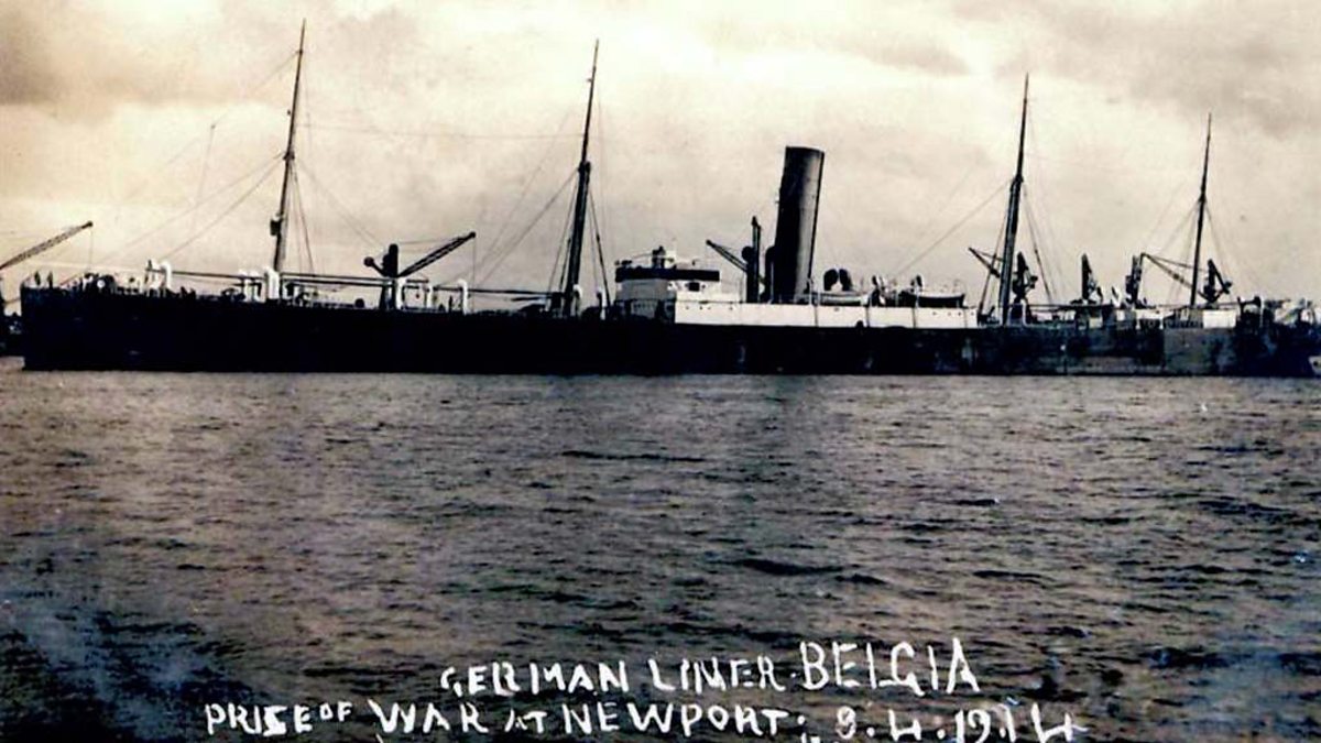 BBC - World War One At Home, Alexandra Dock, Newport :The Belgia, the ...