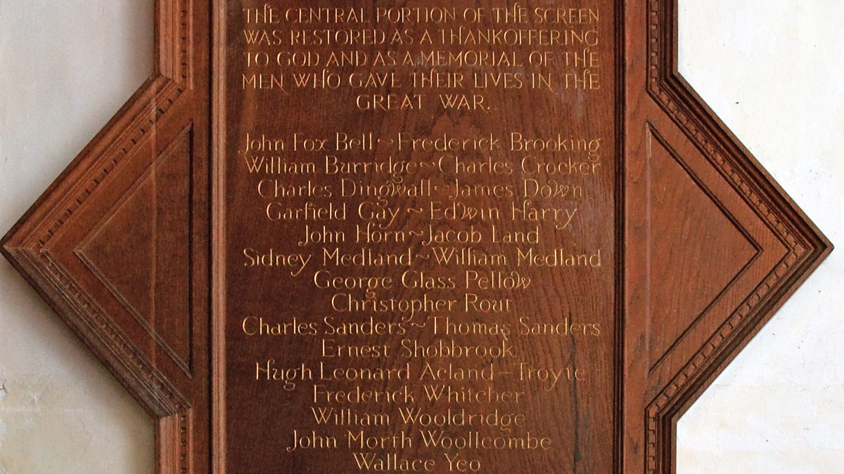 BBC - World War One At Home, Northlew, Devon: The Village That Lost So Much