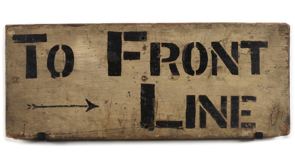 BBC Radio 4 - Trench signs - Front Row, WWI Galleries at the Imperial ...