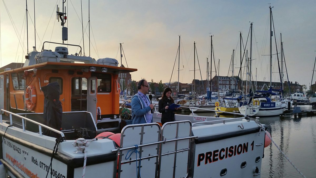 BBC Radio Humberside - Lizzie and Carl, Live from Hull Marina, Merry at ...