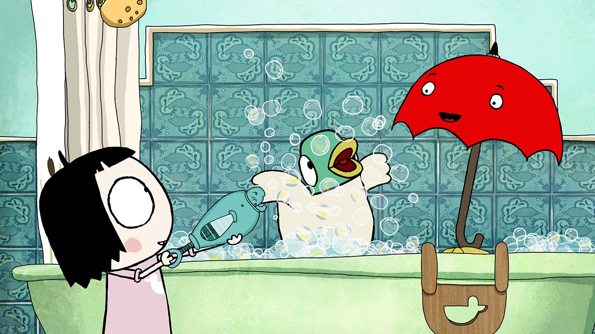 Sarah & Duck - Series 2: 2. Umbrella Bubbles - Audio Described - BBC ...