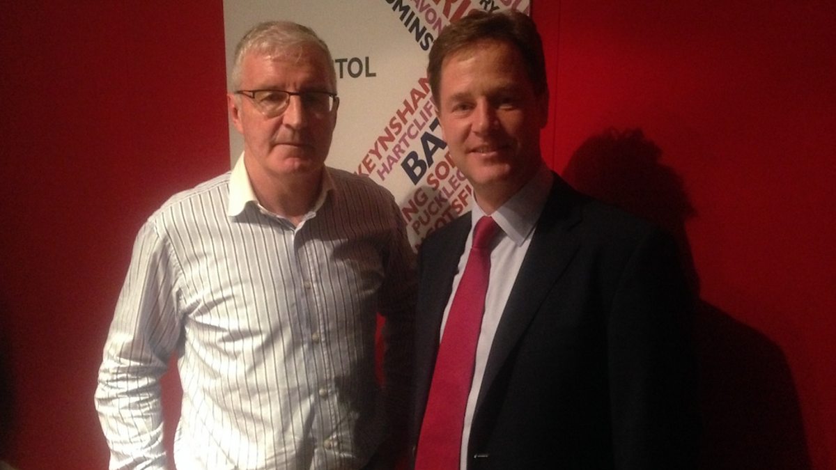 BBC Radio Bristol - Geoff Twentyman, Nick Clegg on BBC Radio Bristol