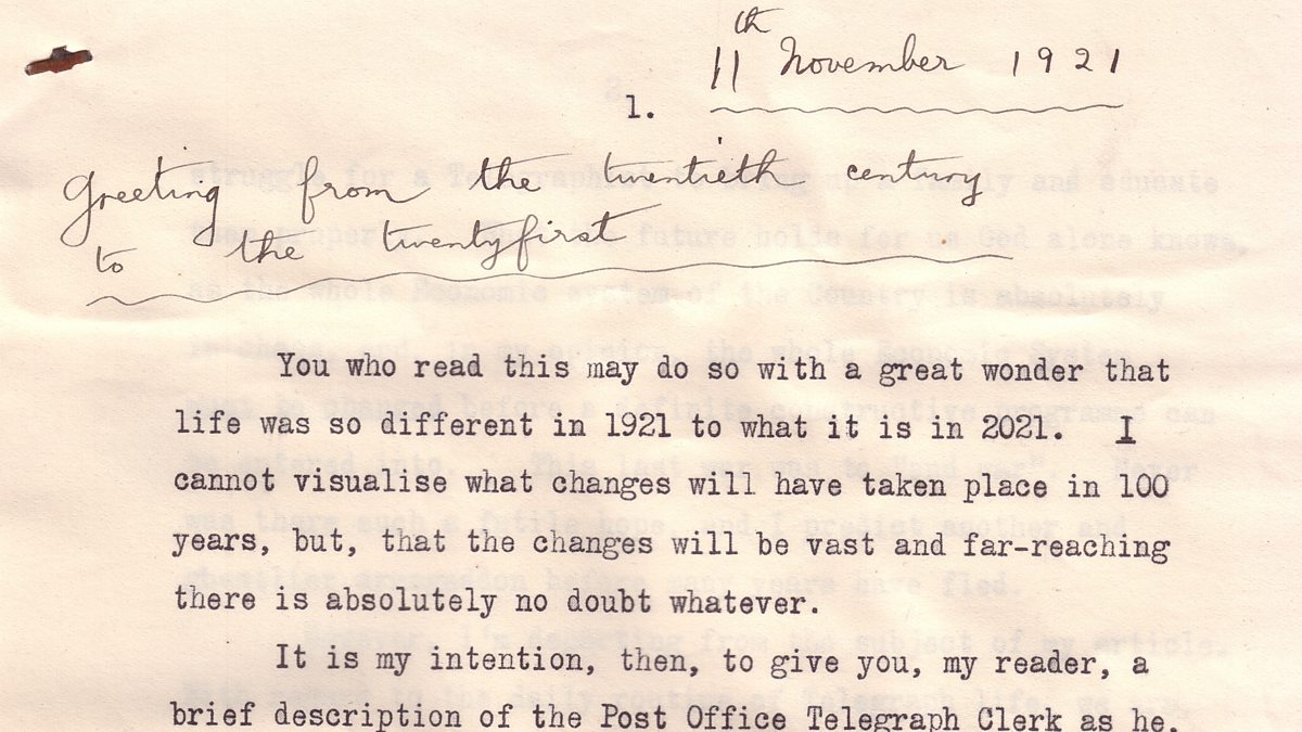 BBC Radio 4 - iPM, 23/08/2014 - Astonishing letter from WW1