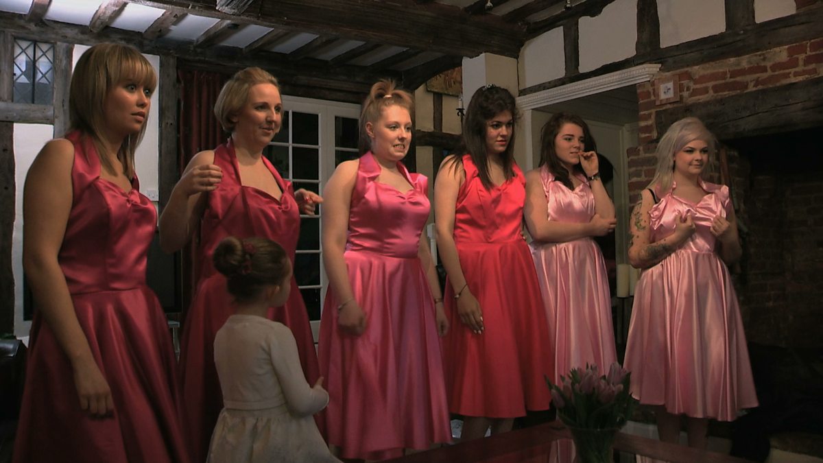 BBC Three - Don't Tell the Bride, Series 8, Elle & David, Six dresses ...