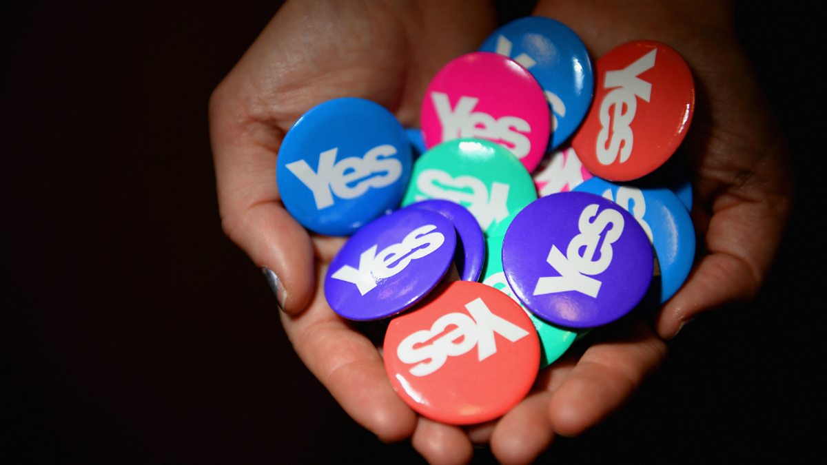 BBC Radio 4 - World at One, 08/09/2014, "I am certain the shift to Yes ...